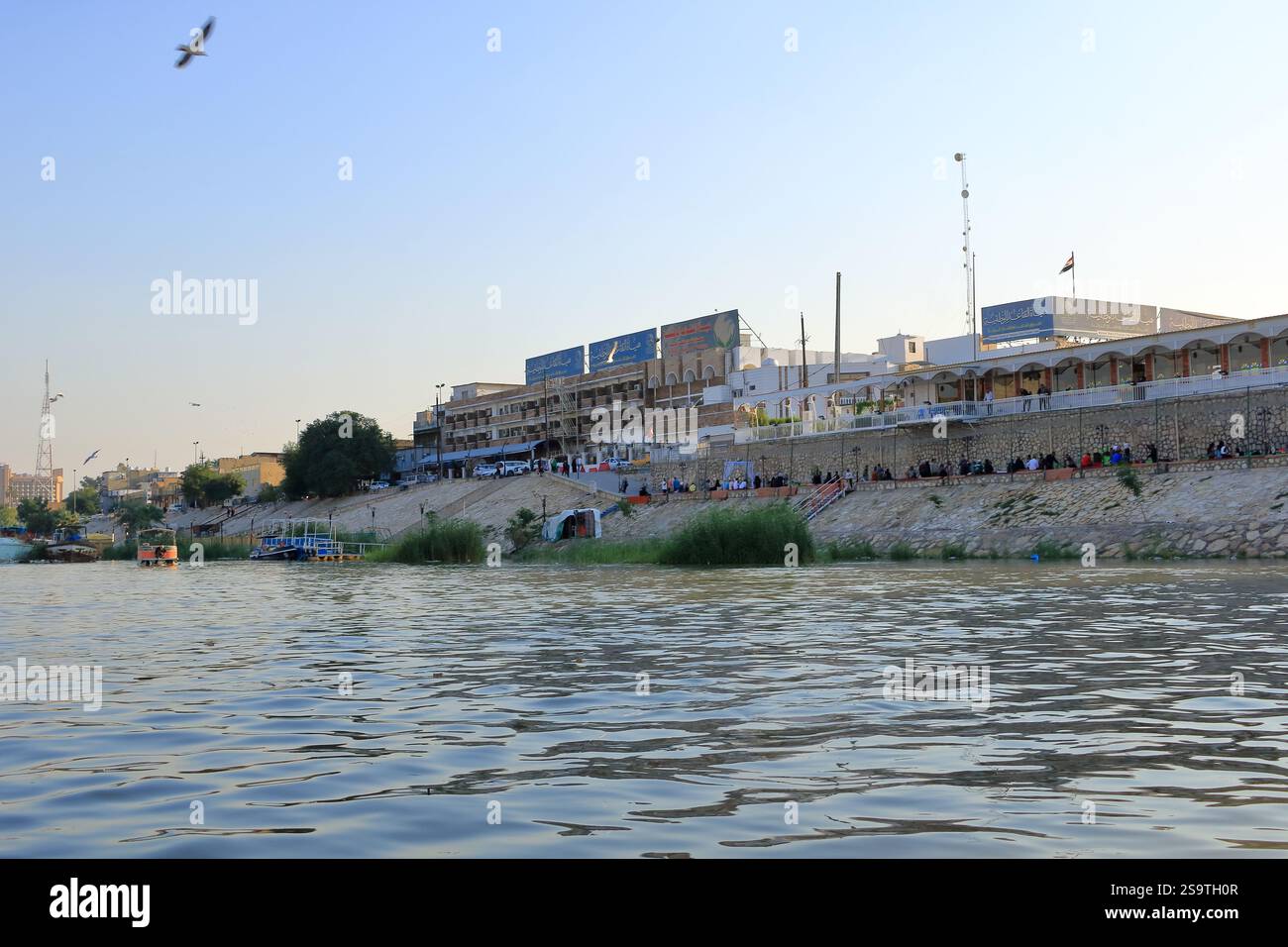 Baghdad, Bagdad in Iraq - November 15 2024: Outdoor view of Tigris ...