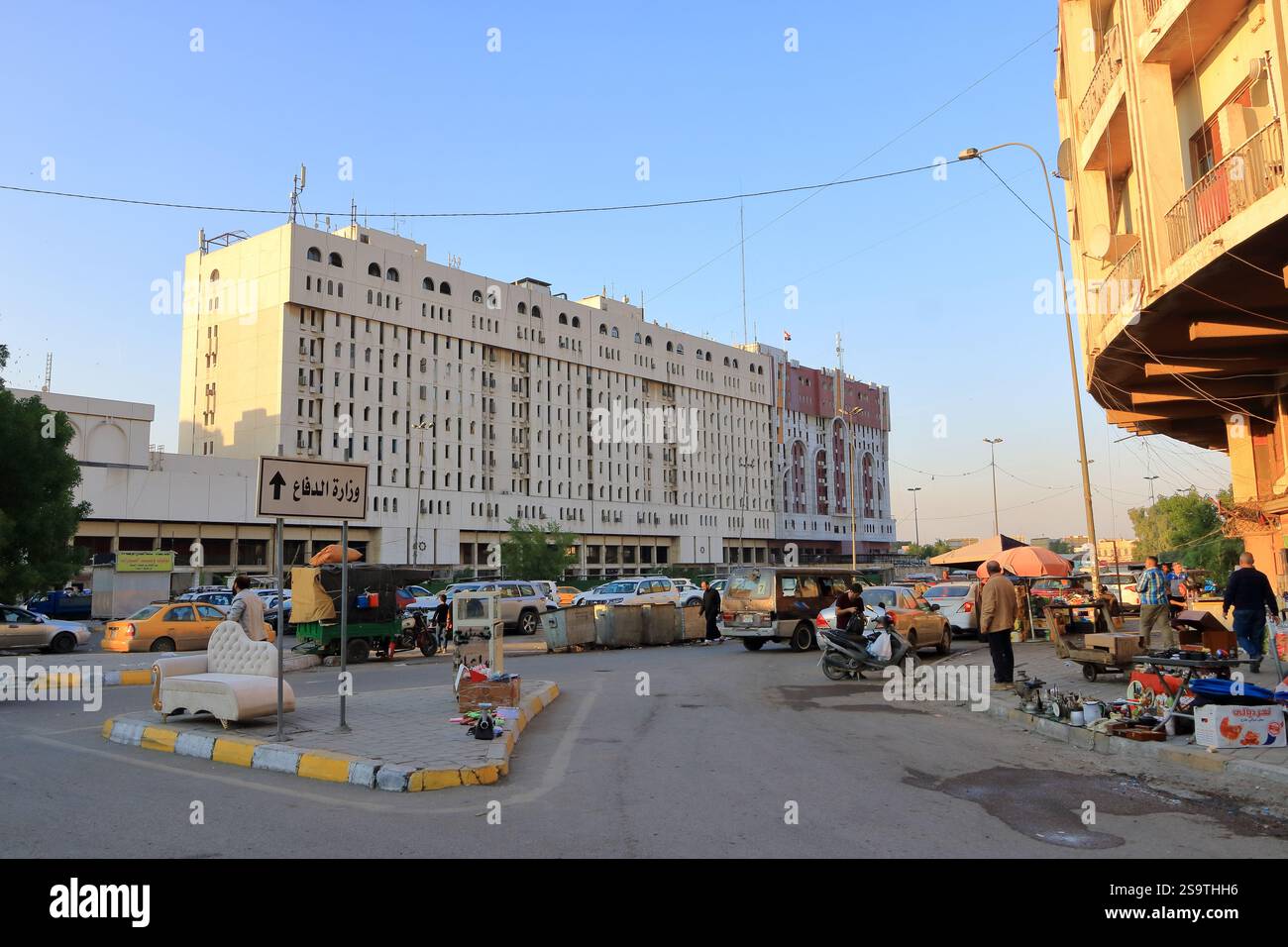 Baghdad, Bagdad in Iraq - November 15 2024: every day life with cars on ...