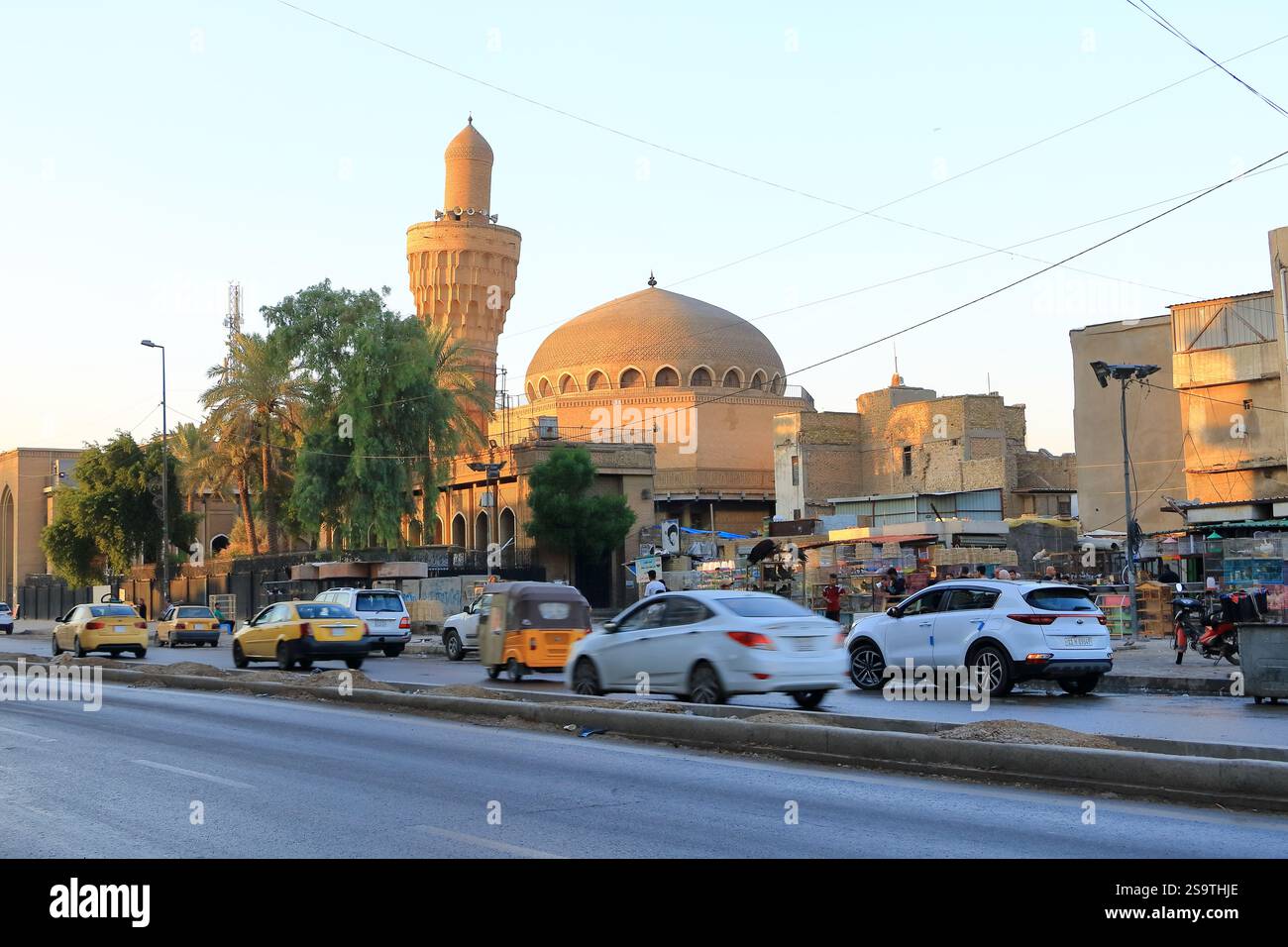 Baghdad, Bagdad in Iraq - November 15 2024: every day life with cars on ...