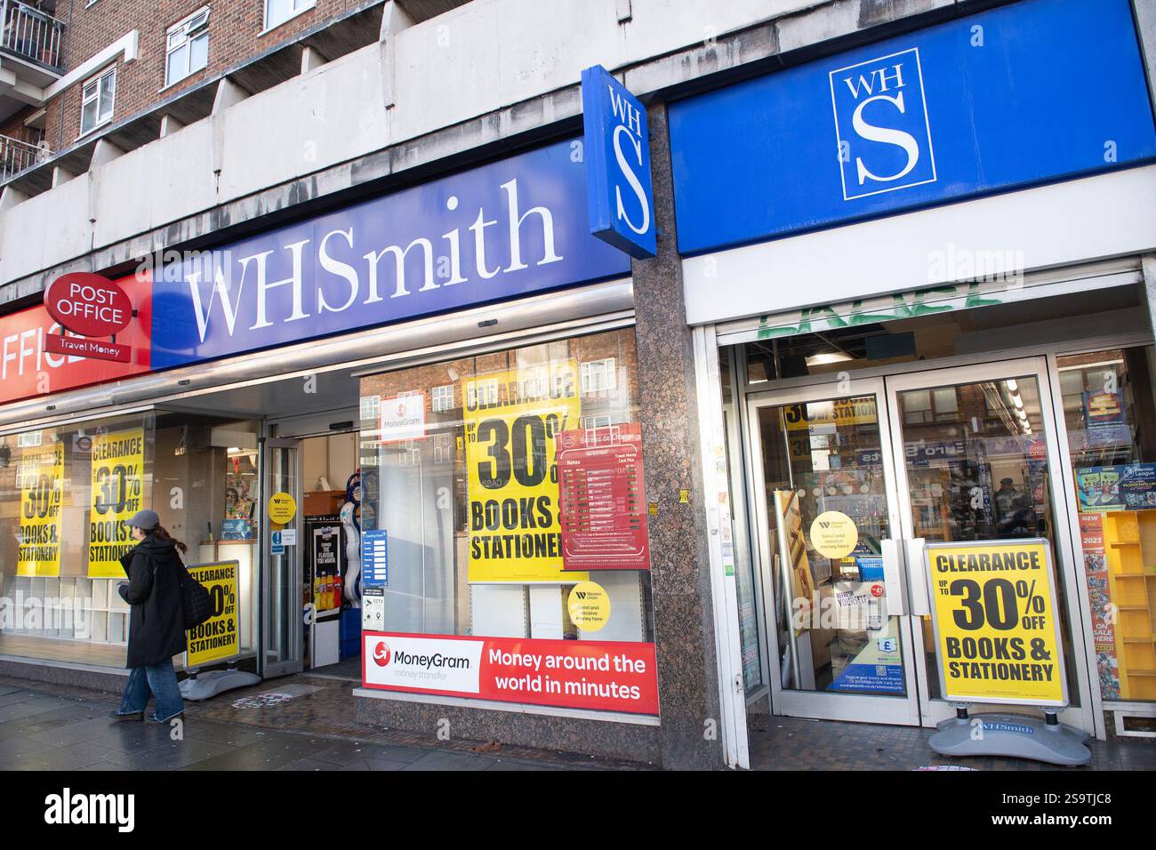 London, UK. 27 Jan 2025. A general view of a branch of retailer WH ...