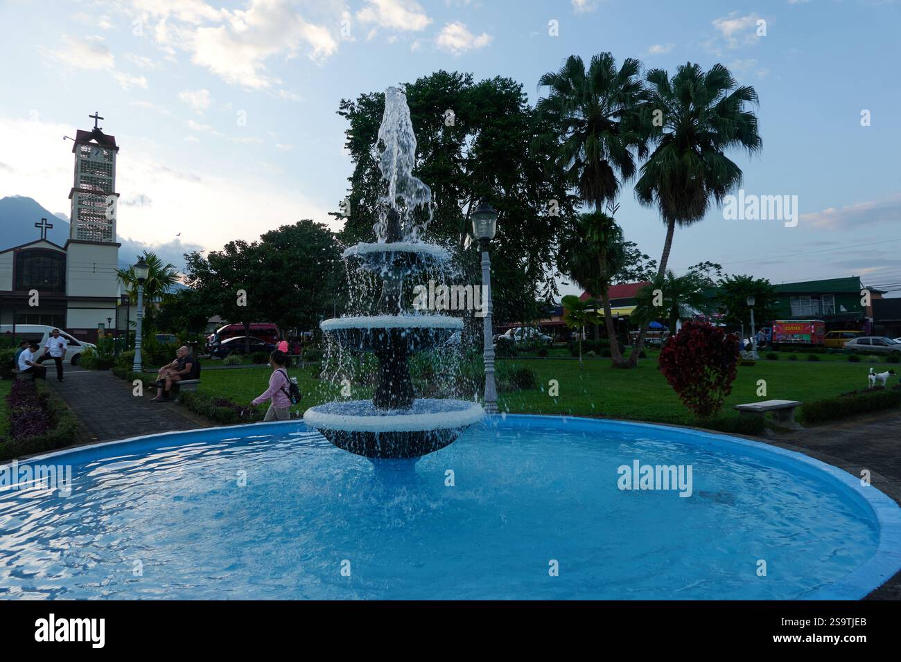 La Fortuna, Costa Rica - November 20, 2024 - streets in downtown La ...