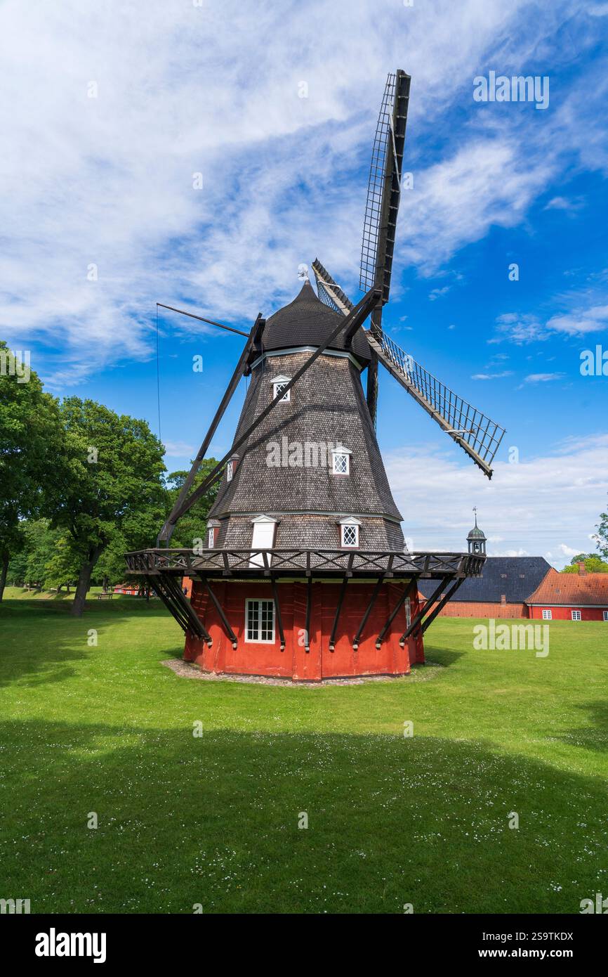 The Old Windmill at Fortress Kastellet in Copenhagen in Denmark Stock ...