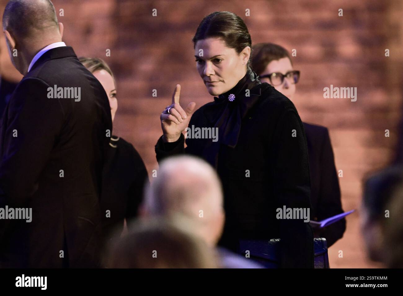 AUSCHWITZ, POLAND 20250127Crown Princess Victoria joins world leaders ...