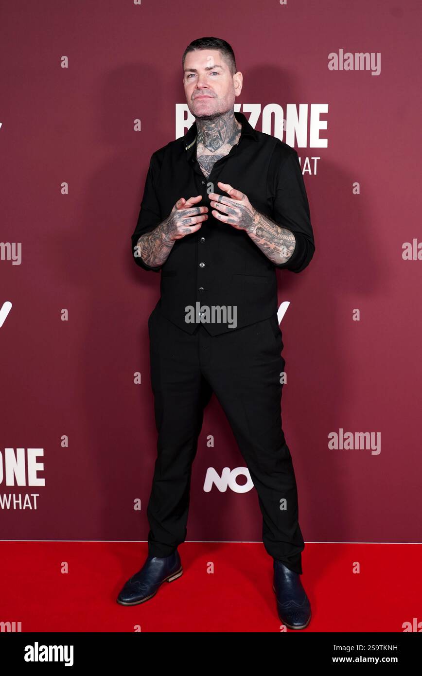 Shane Lynch attending the world premiere of Boyzone No Matter What, at ...