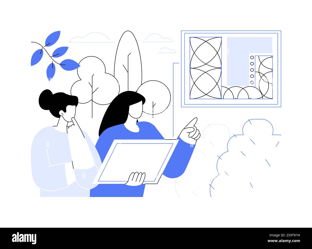 Grass business designer Stock Vector Images - Alamy