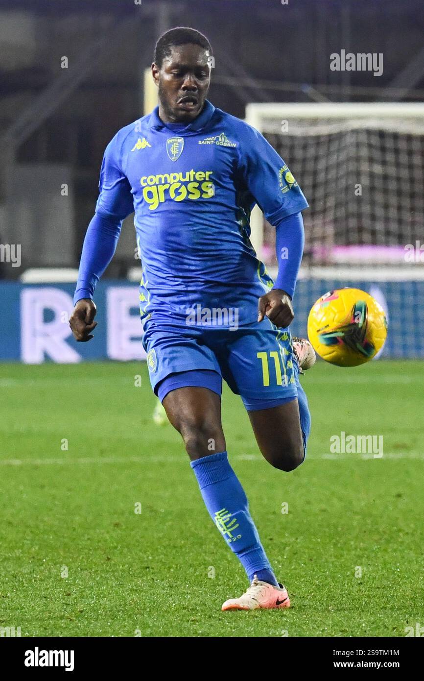 Empoli, Italy. 25th Jan, 2025. Emmanuel Gyasi (Empoli) during Empoli FC ...