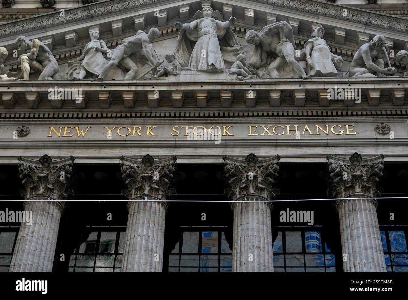 A view of the New York Stock Exchange, Monday, Jan. 27, 2025, in New ...