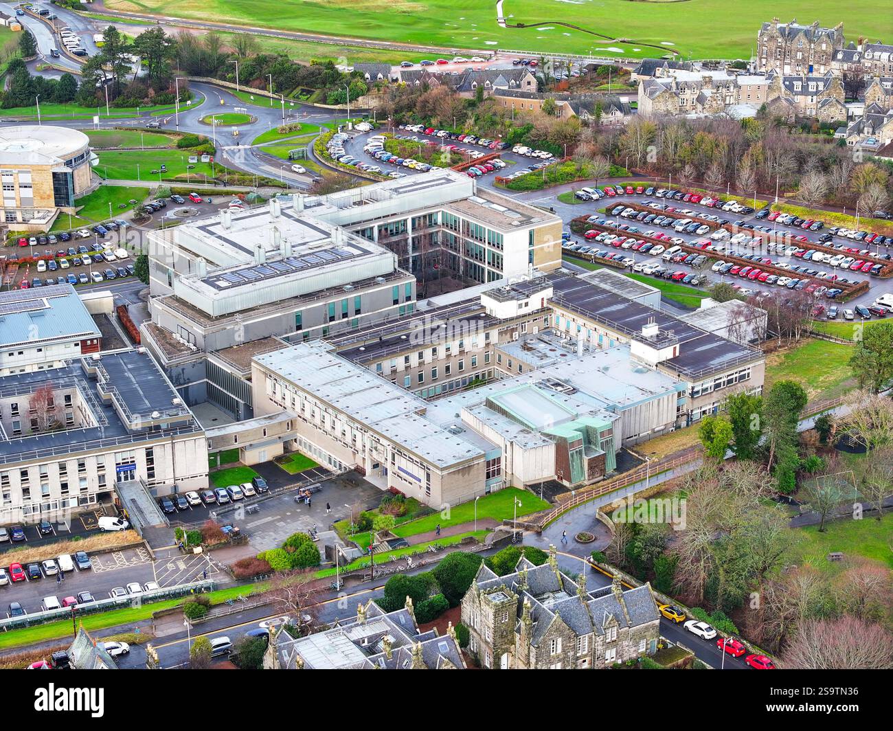 Aerial drone view of St Andrews Stock Photo - Alamy