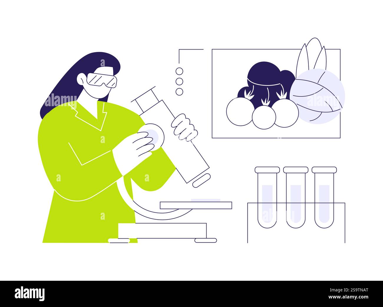 Chemical experiment concept safety Cut Out Stock Images & Pictures - Alamy