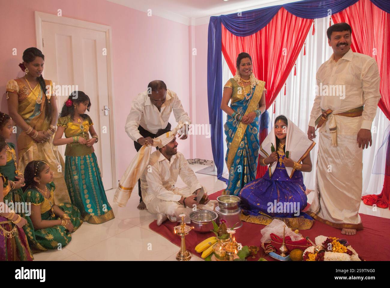 Hindu family in London celebrate their 16 year old daughters coming of ...