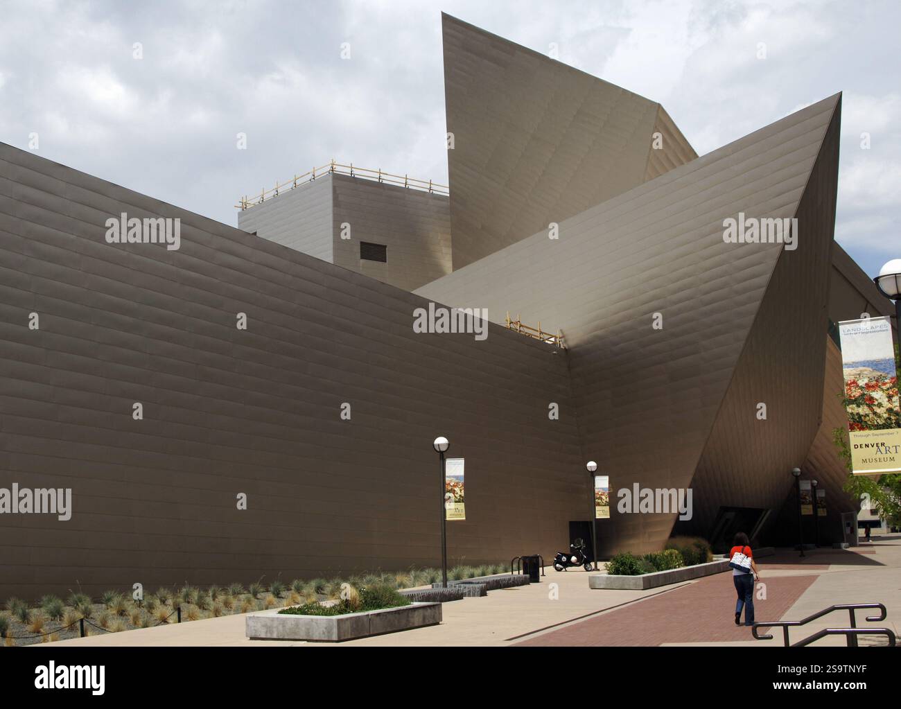 Denver Art Museum (DAM). Frederic C. Hamilton Building. Designed by ...