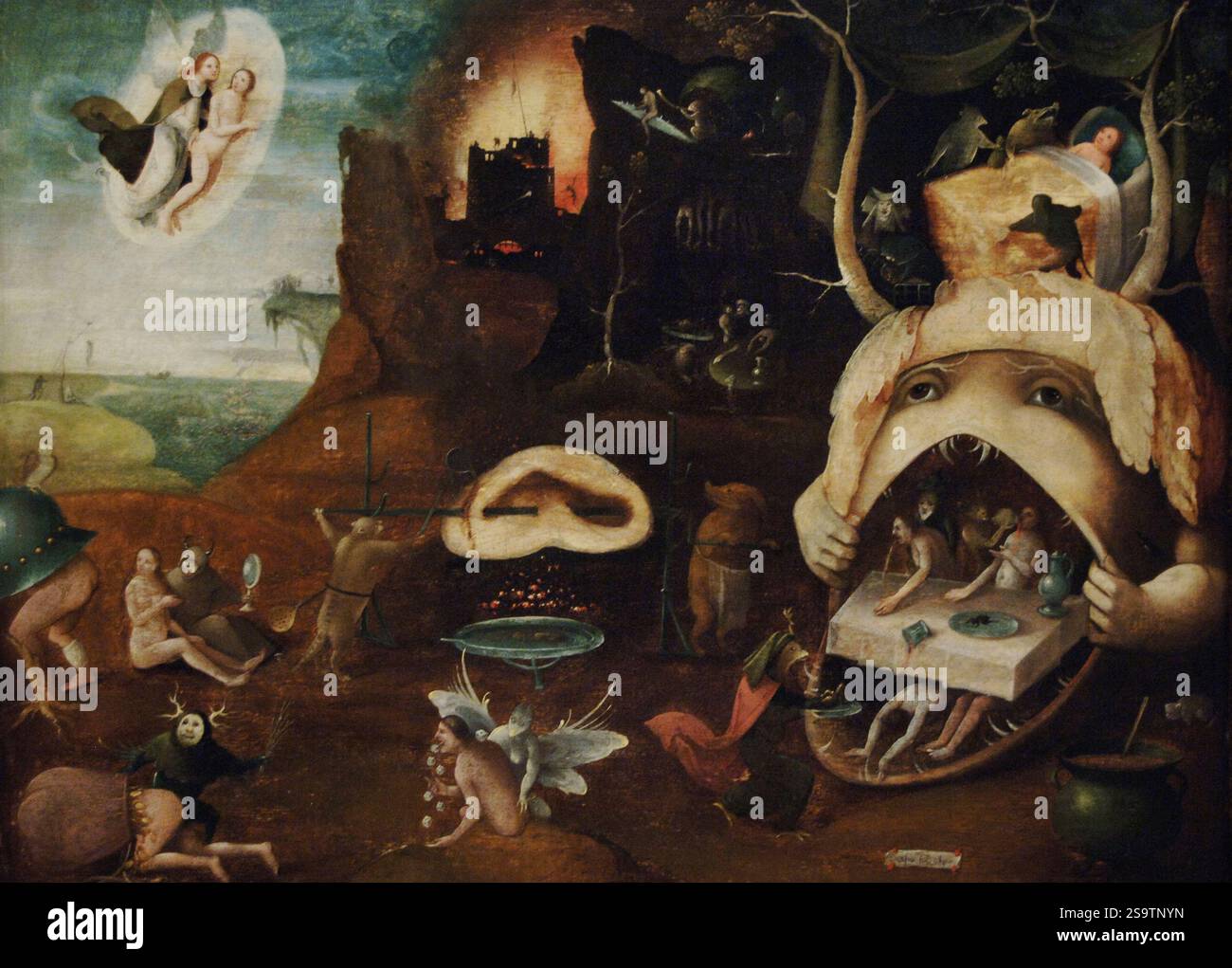 The Vision of Tundale, ca. 1485, by a follower of Hieronymus Bosch (ca ...