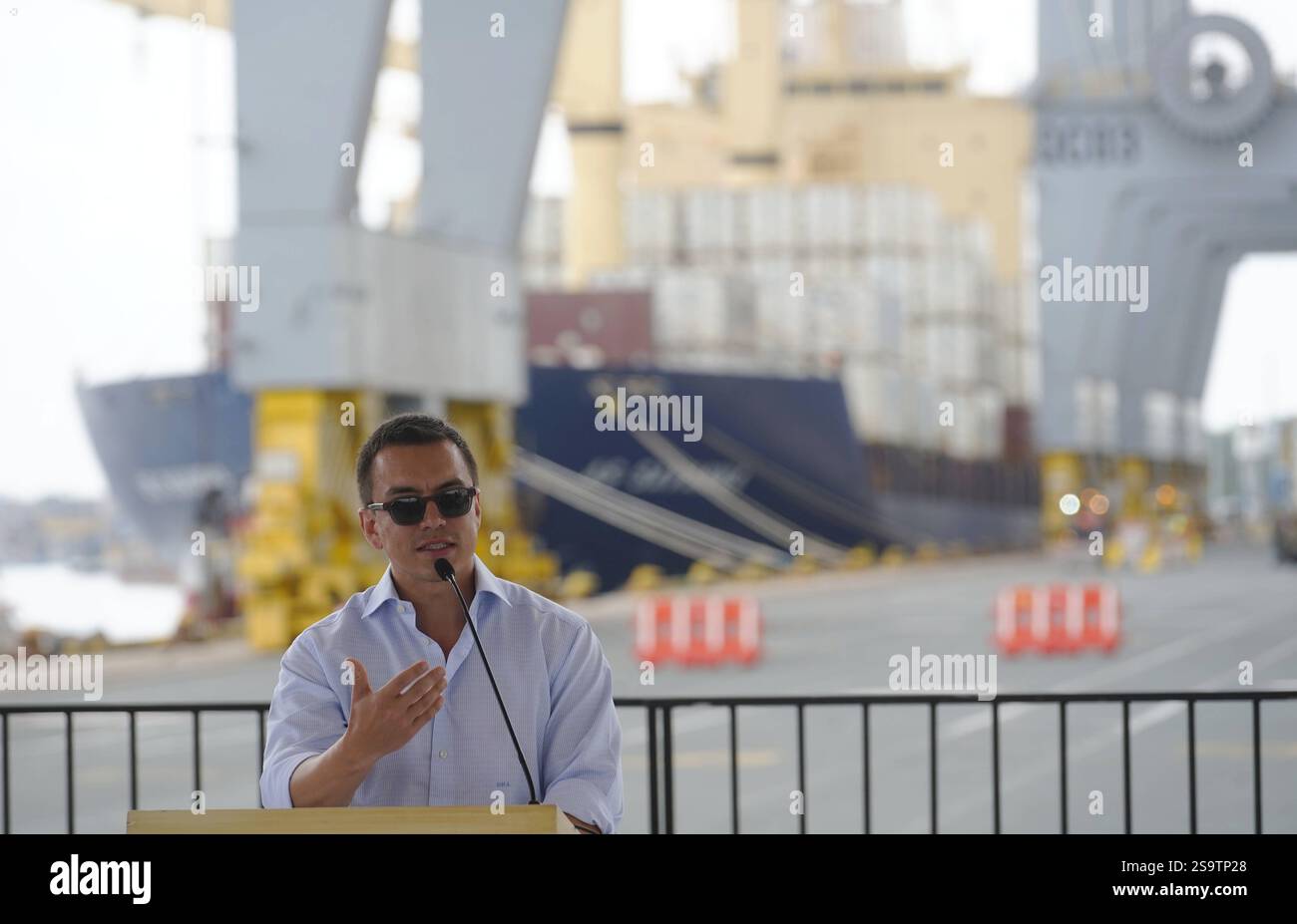 GYE POSORJA WHARF EXPANSION Posorja, Monday, January 27, 2025 With a ...