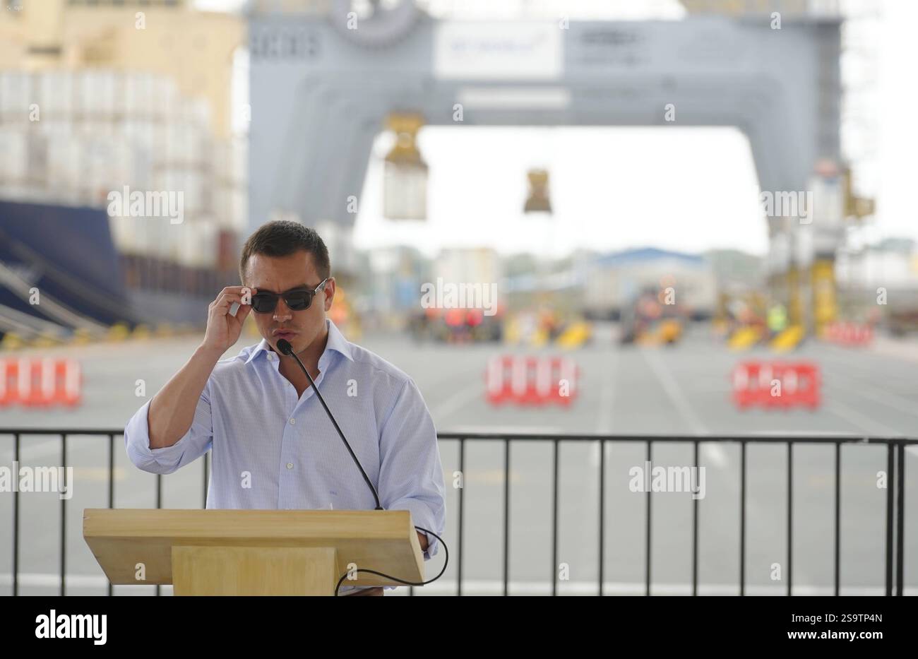 GYE POSORJA WHARF EXPANSION Posorja, Monday, January 27, 2025 With a ...