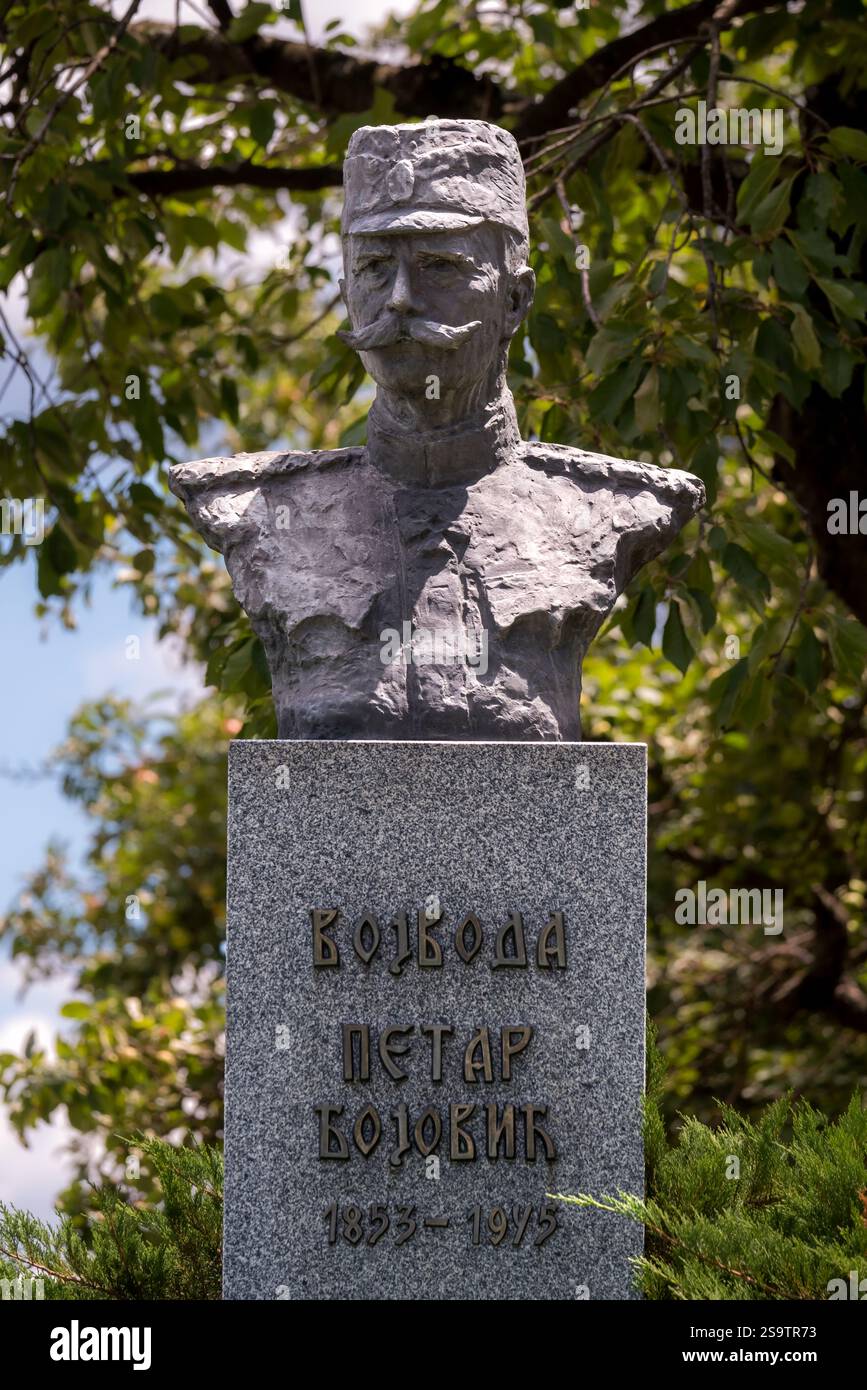 Tekeris, Serbia – July 5. 2024: Monument to the Field Marshal Petar ...