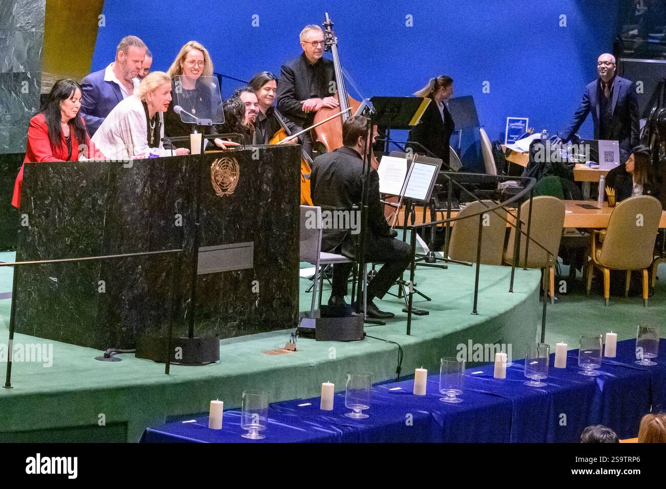 New York, USA. 27th Jan, 2025. Marianne Muller, who was born in 1942 ...