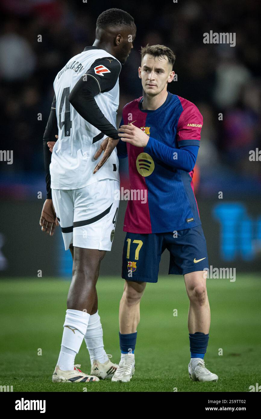 Barcelona, Germany. 26th Jan, 2025. Fussball La Liga 21. Spieltag FC ...