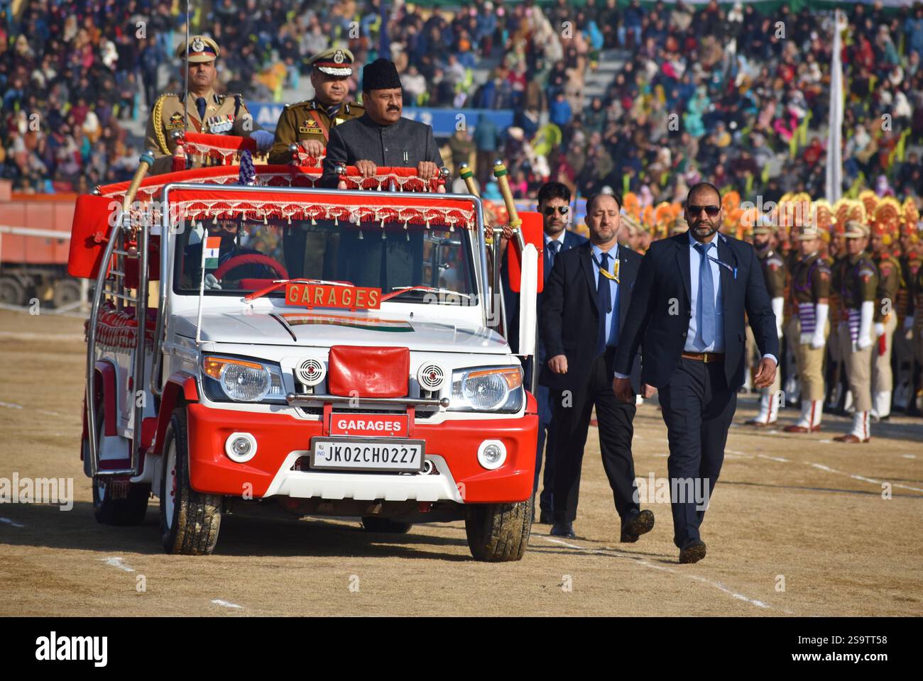 Srinagar, India. 26th Jan, 2025. Deputy Chief Minister Surinder ...