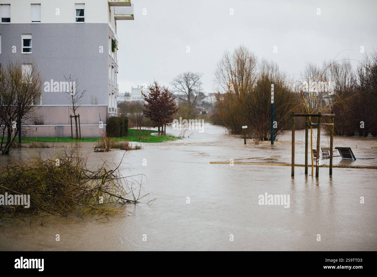 Flooding in the Ille-et-Vilaine department is increasing with the red ...