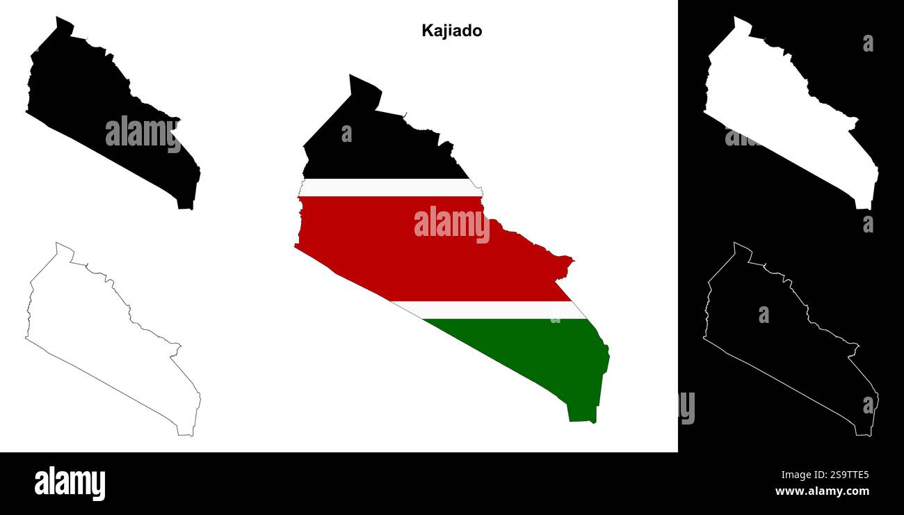 Blank kajiado map hi-res stock photography and images - Alamy