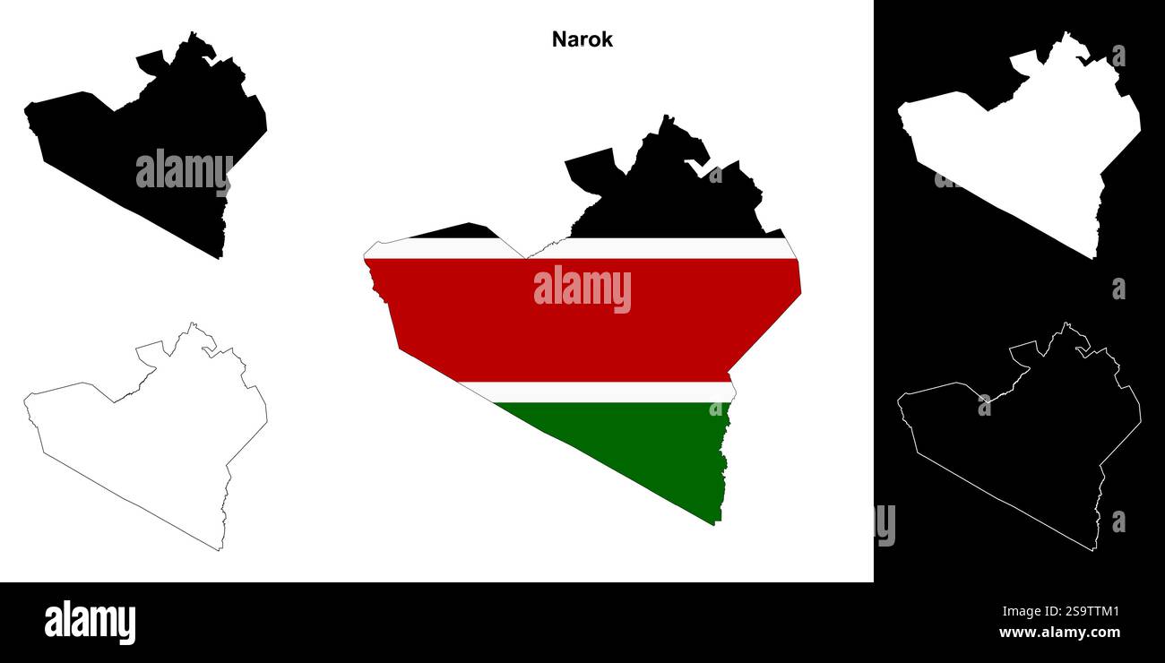 Blank narok map hi-res stock photography and images - Alamy