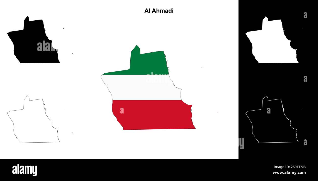 Al ahmadi map hi-res stock photography and images - Alamy