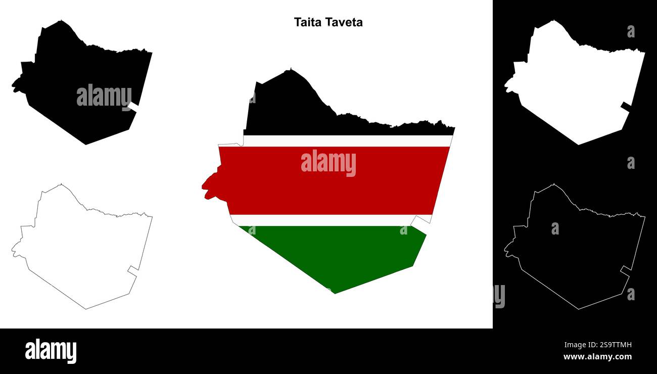 Blank taita taveta map hi-res stock photography and images - Alamy