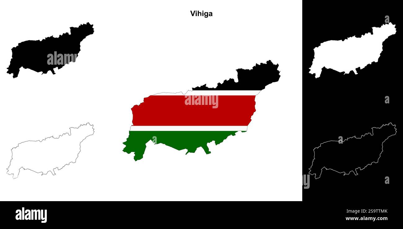 Vihiga eps map hi-res stock photography and images - Alamy