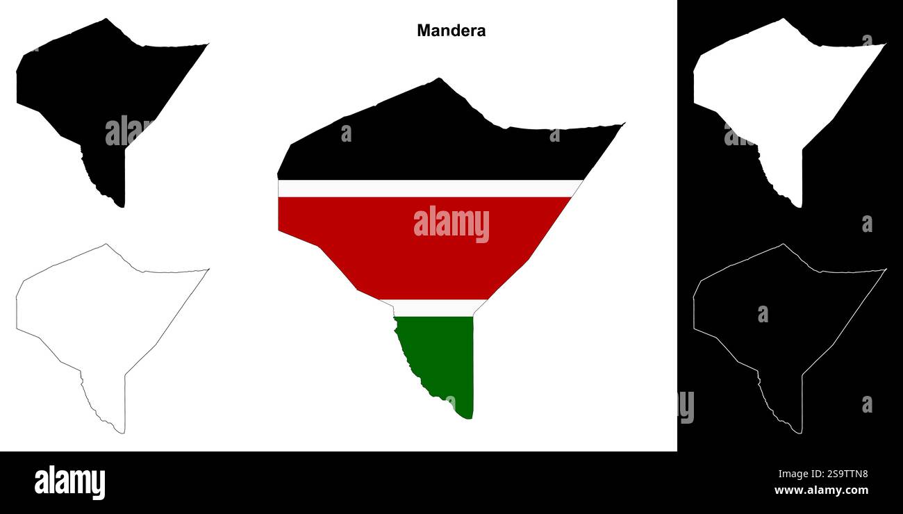 Map of mandera hi-res stock photography and images - Alamy