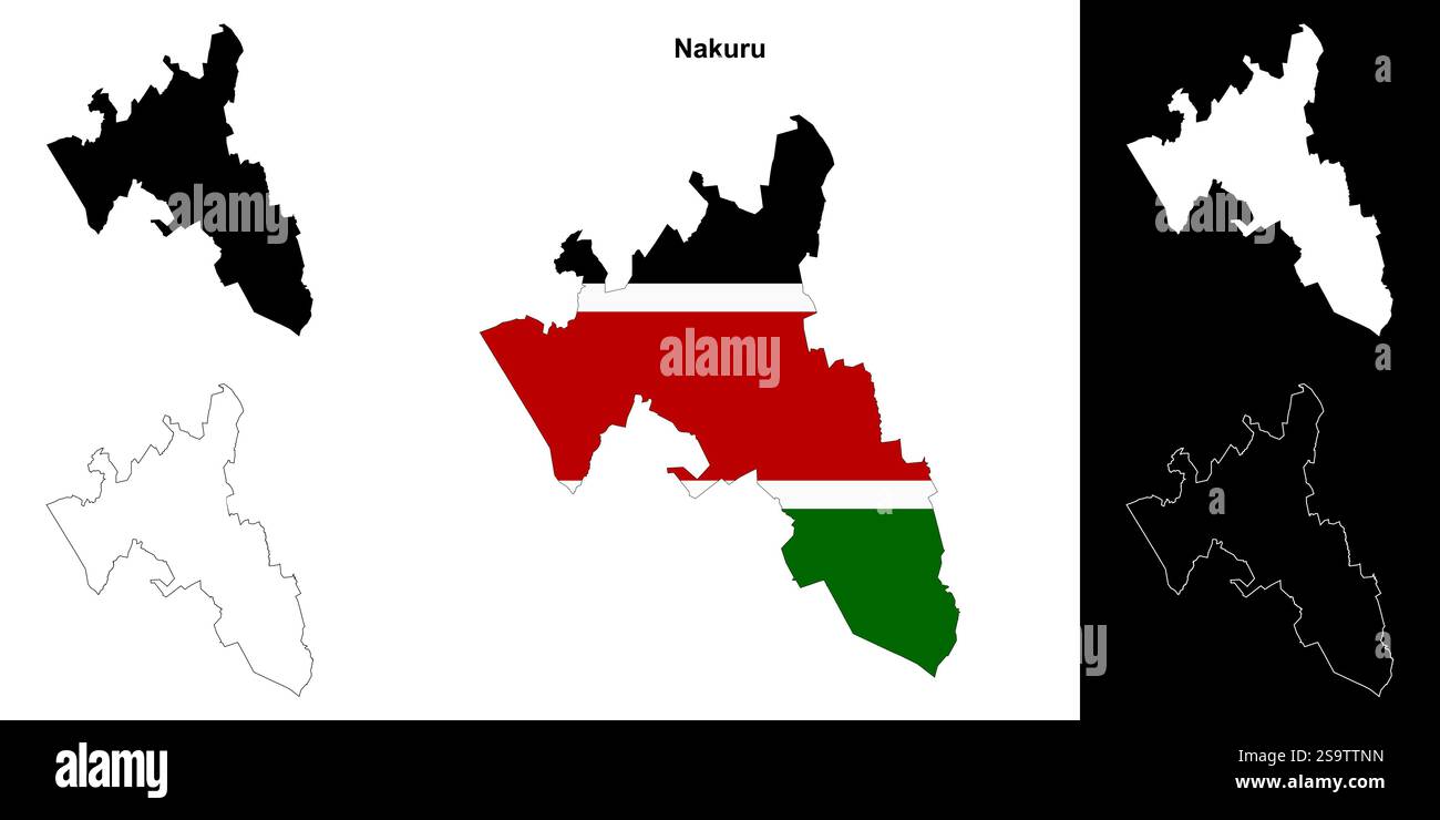 Nakuru map hi-res stock photography and images - Alamy