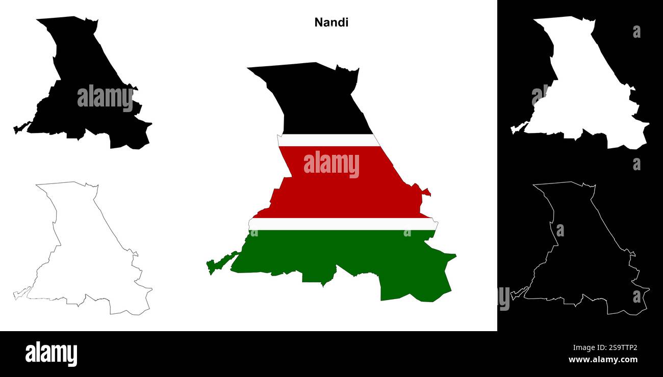 Blank nandi map hi-res stock photography and images - Alamy