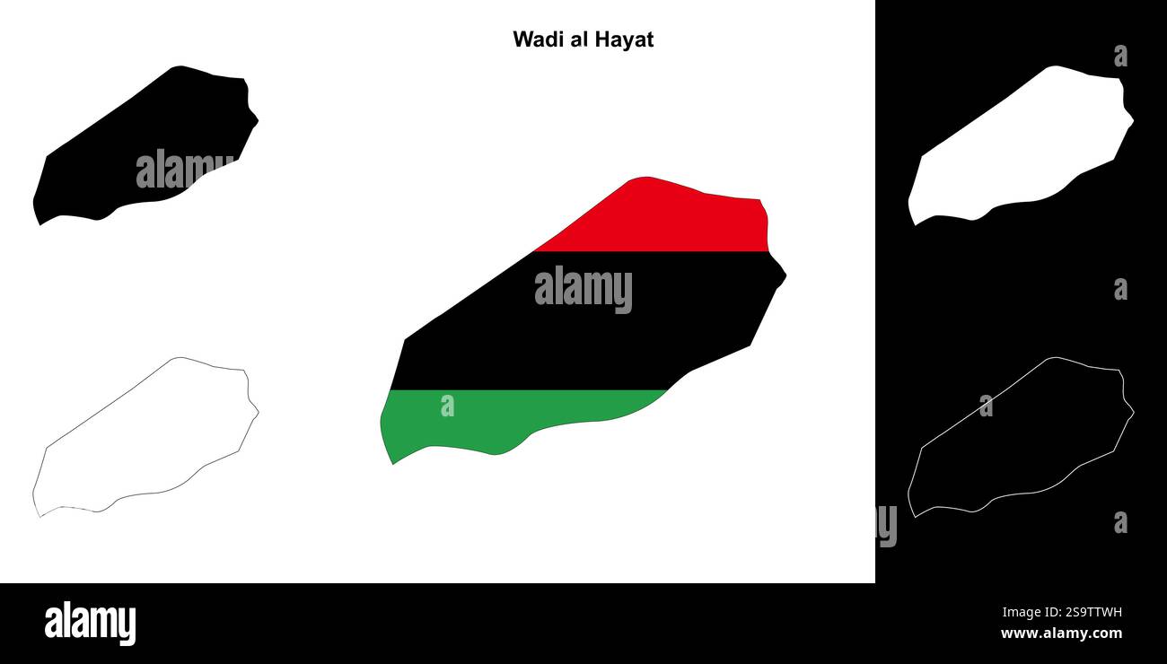 Map of wadi al hayat hi-res stock photography and images - Alamy