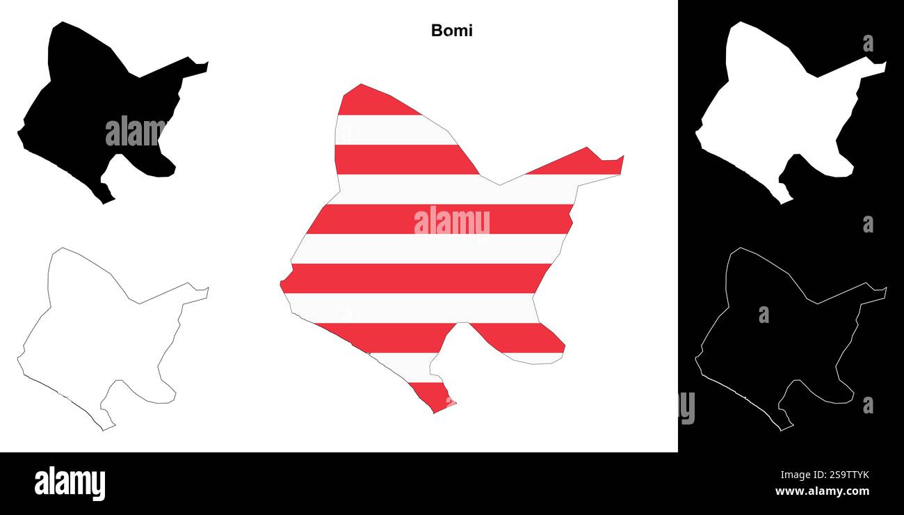 Bomi outline hi-res stock photography and images - Alamy