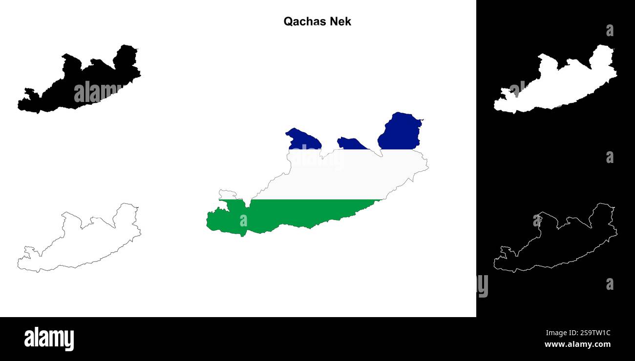 Qachas nek eps map hi-res stock photography and images - Alamy