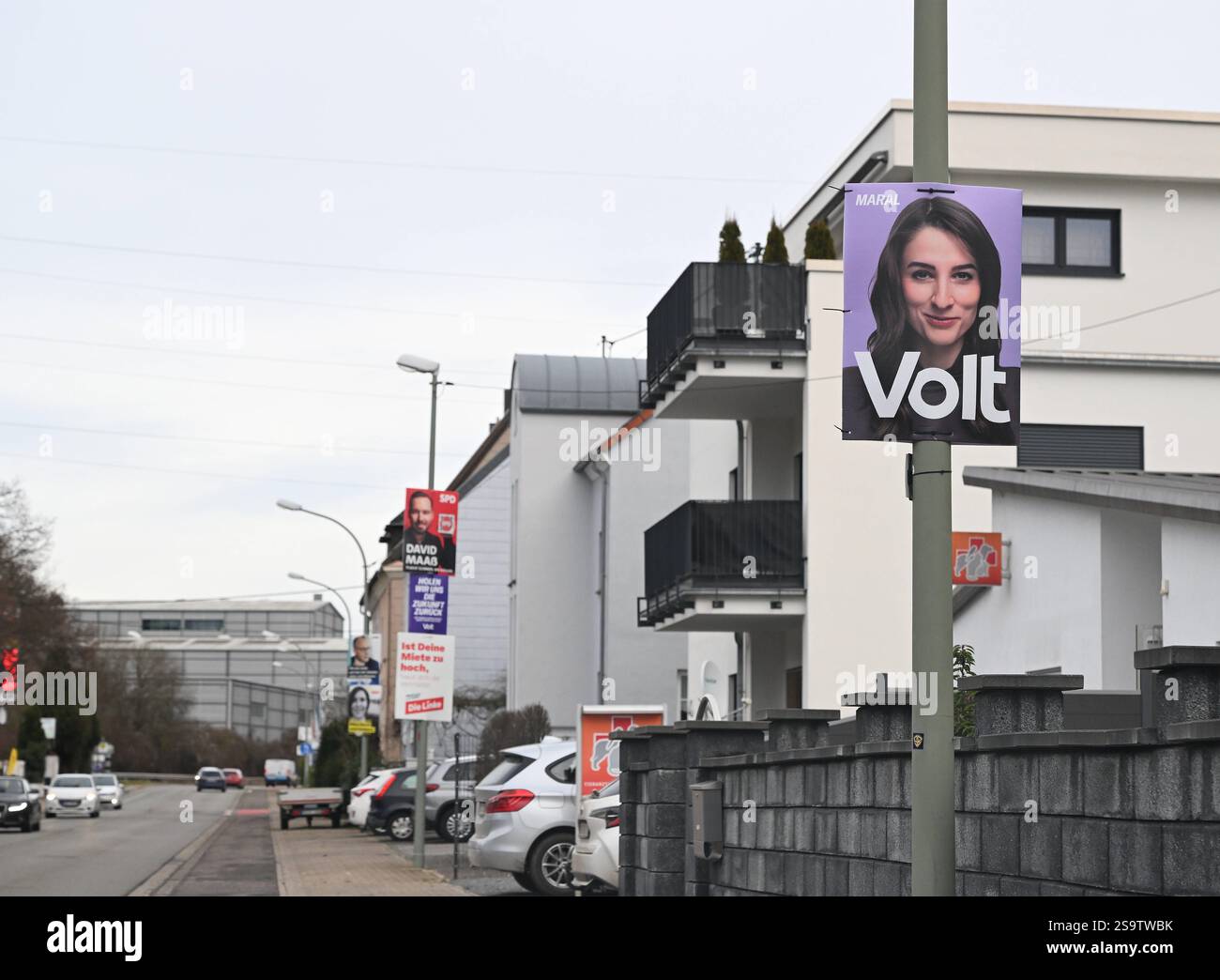 24.01.2025, xjrdrx, Politik Bundestagswahl 2025, Wahlplakate in Bayern ...