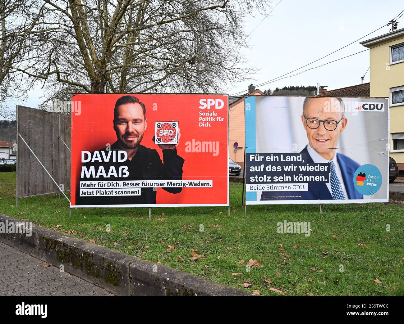 24.01.2025, xjrdrx, Politik Bundestagswahl 2025, Wahlplakate in Bayern ...