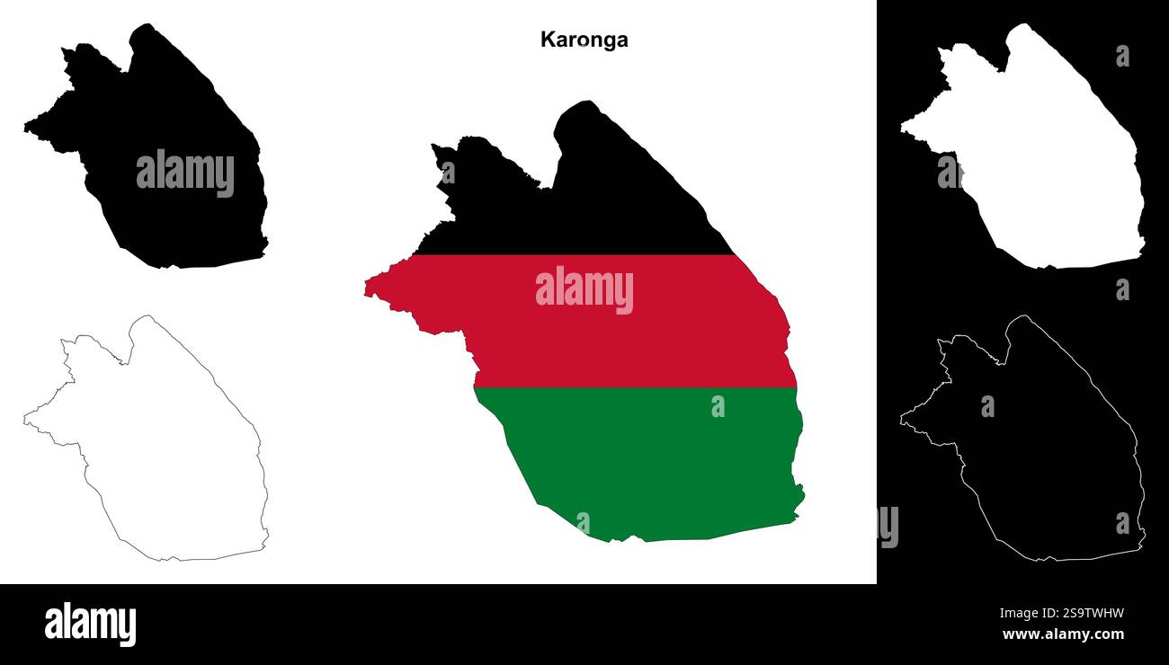 Blank karonga map hi-res stock photography and images - Alamy