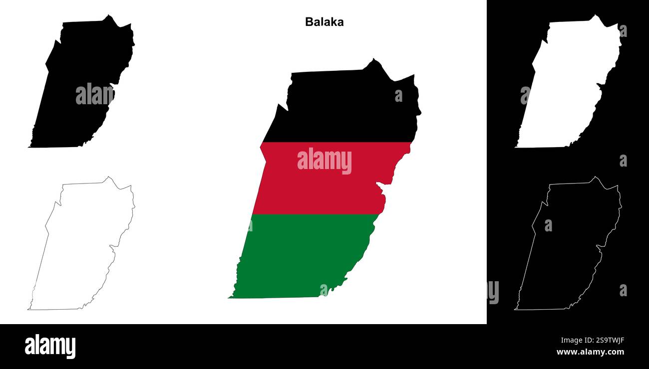 Blank balaka map hi-res stock photography and images - Alamy