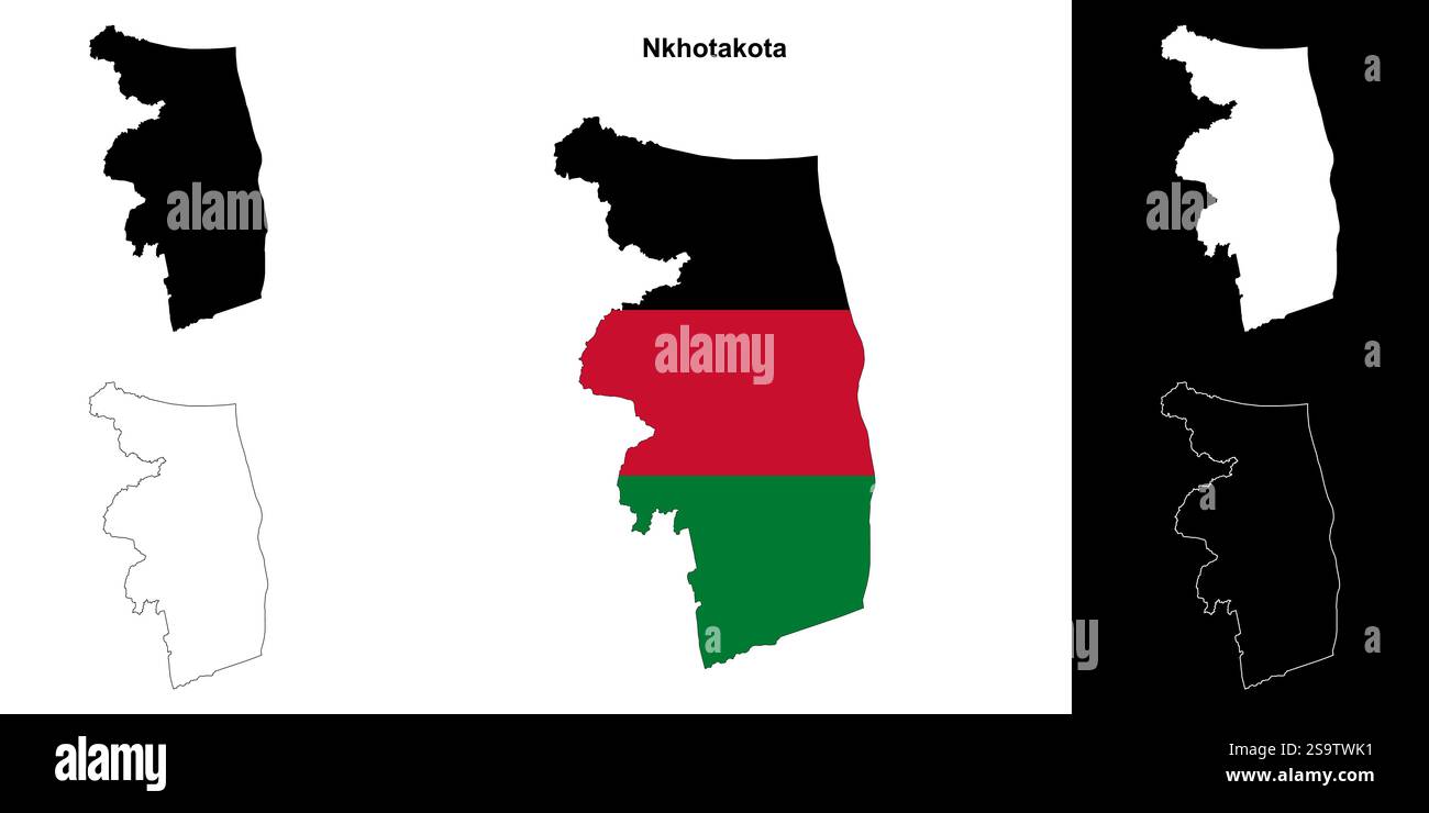 Nkhotakota district outline map set Stock Vector Image & Art - Alamy