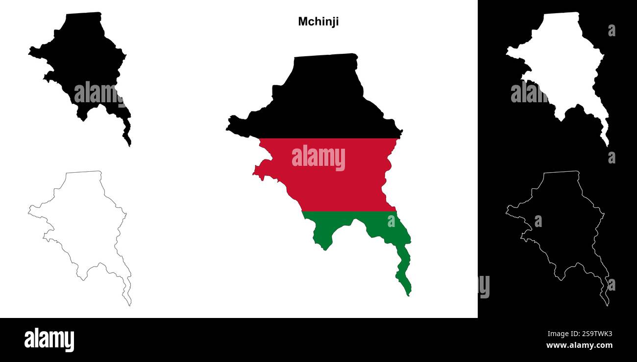 Mchinji district outline map set Stock Vector Image & Art - Alamy