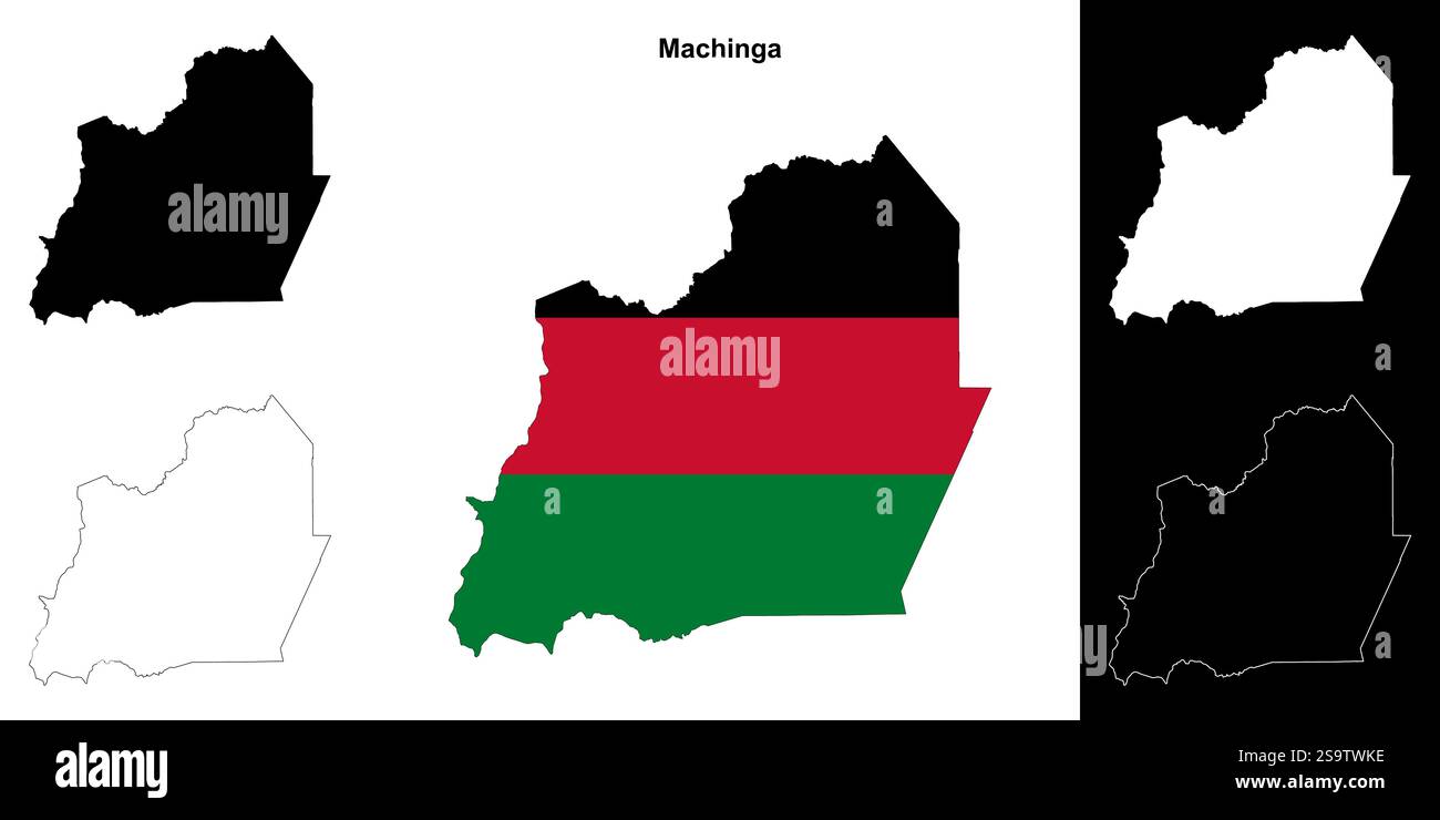 Machinga district outline map set Stock Vector Image & Art - Alamy