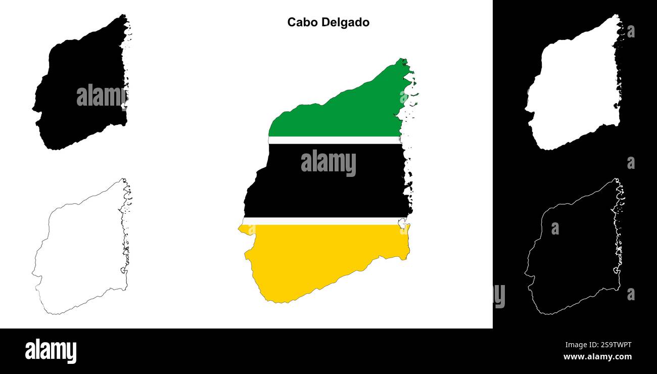 Map of cabo delgado hi-res stock photography and images - Alamy