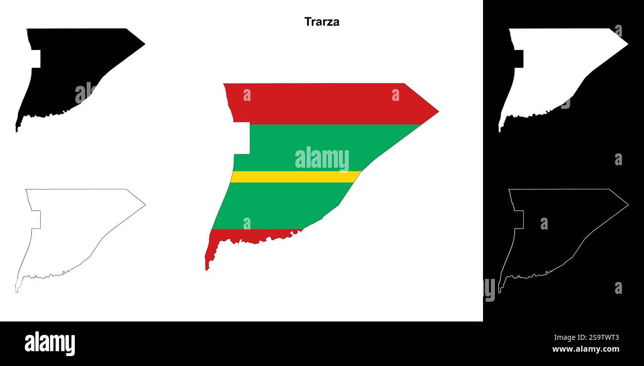 Trarza eps map hi-res stock photography and images - Alamy
