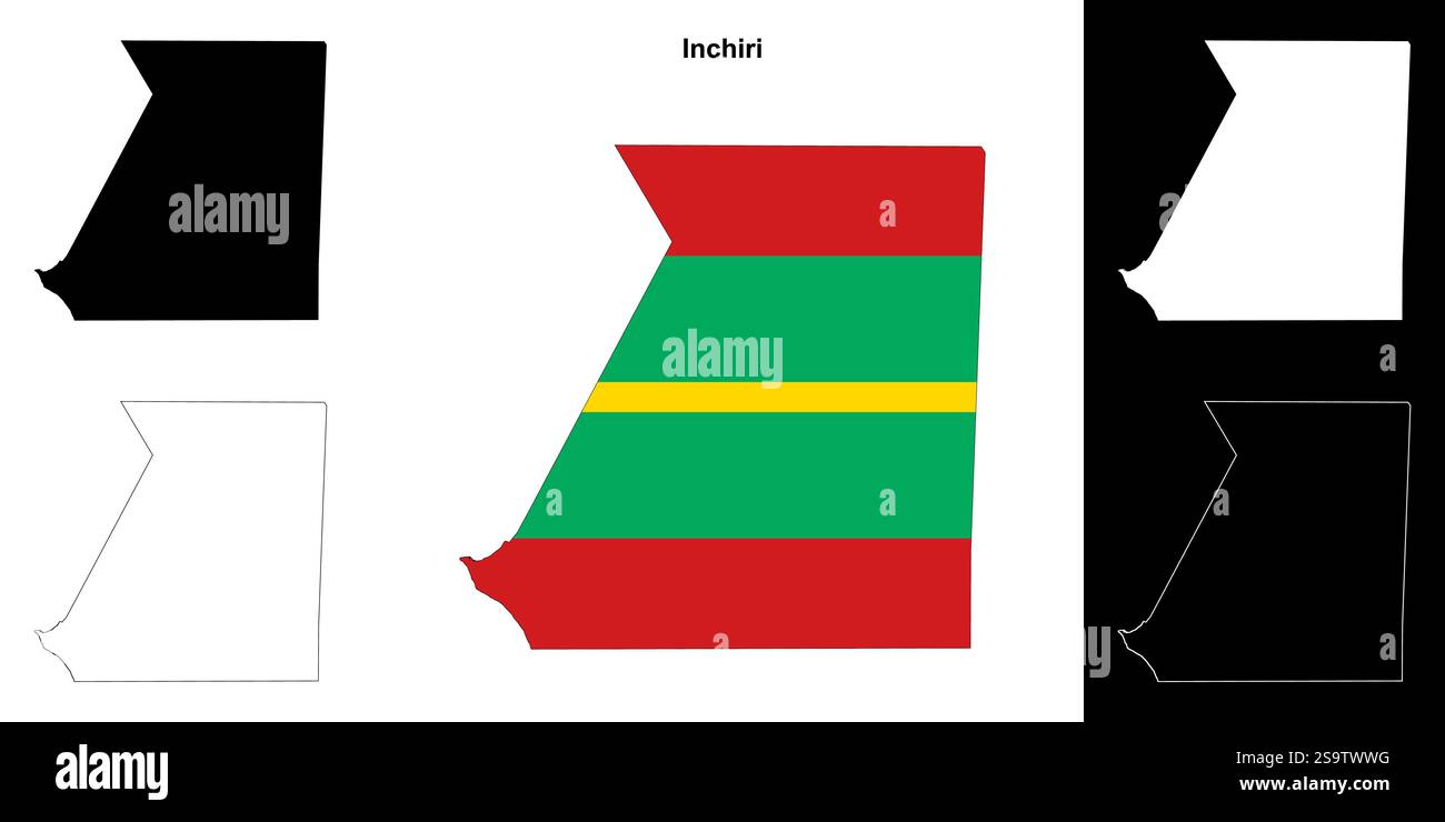 Inchiri eps map hi-res stock photography and images - Alamy