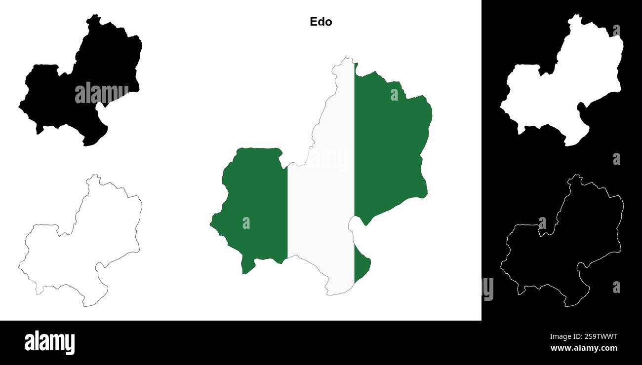 Edo eps map hi-res stock photography and images - Alamy