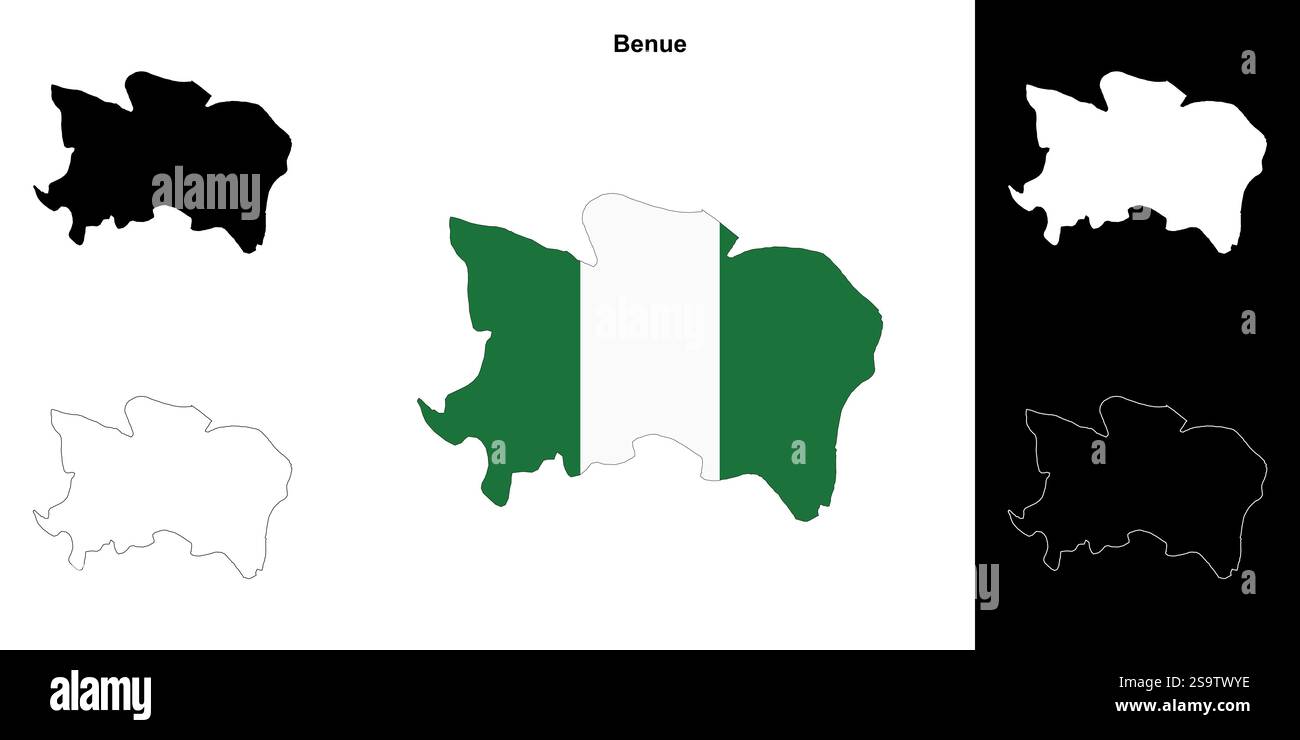 Benue state outline map set Stock Vector Image & Art - Alamy Benue state outline map set Stock Vector Image & Art - Alamy