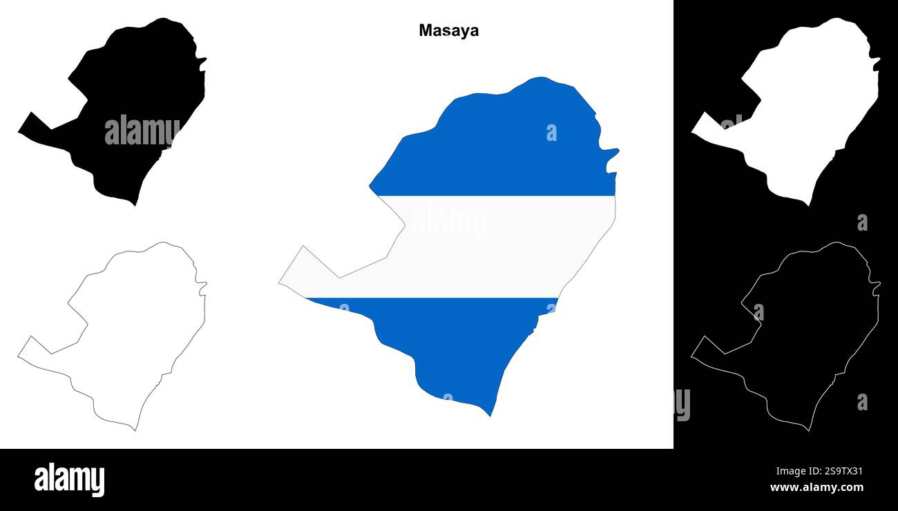 Blank masaya map hi-res stock photography and images - Alamy