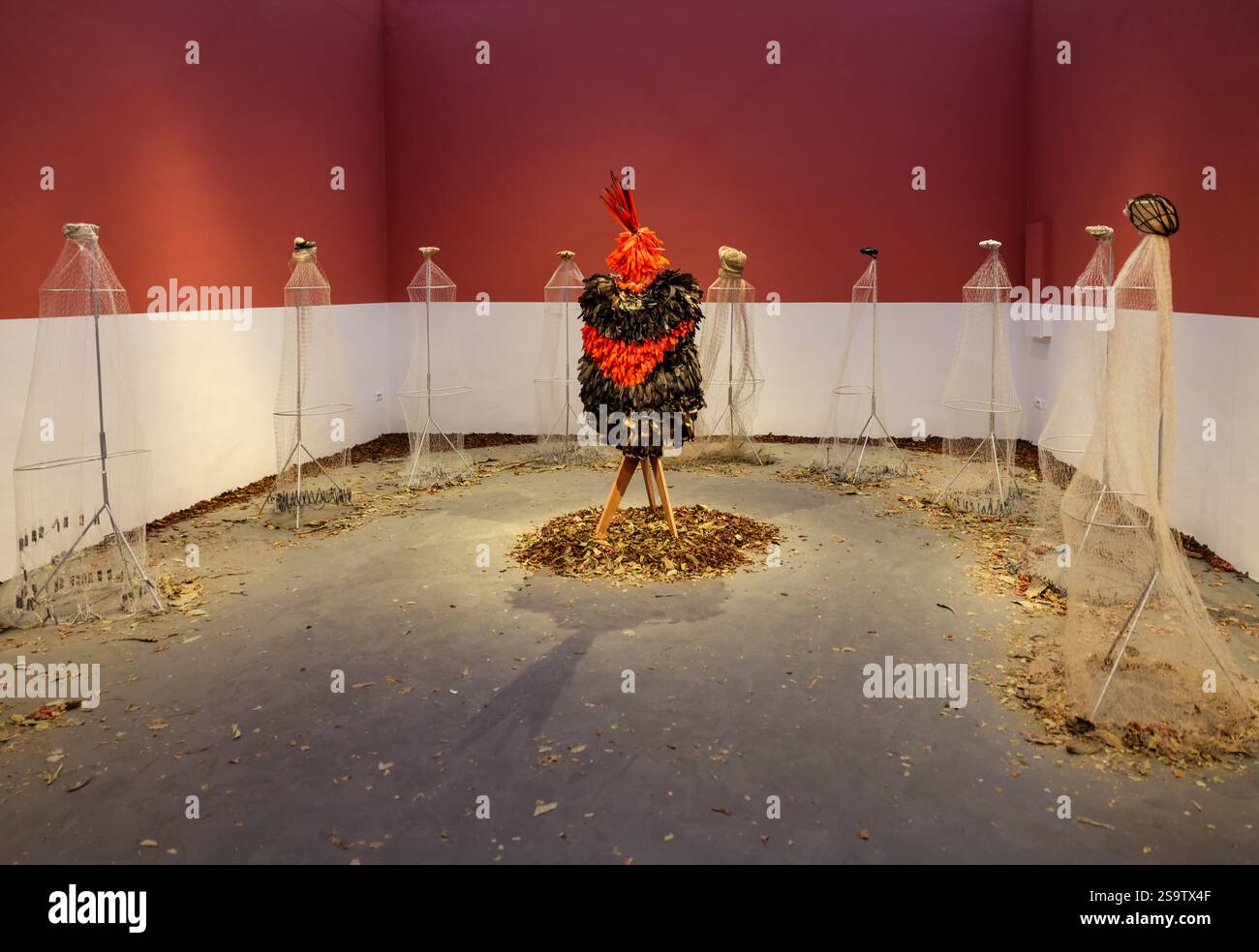 Venice, Italy - May 7 2024: Venice Art Biennale. Pavilion of Brazil ...