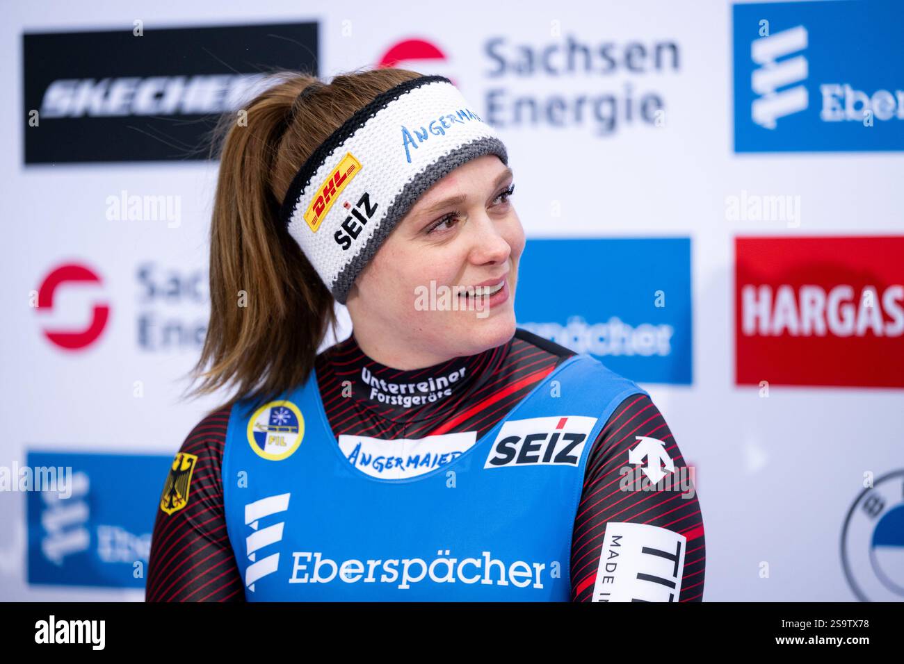Anna Berreiter (Deutschland) lacht zufrieden, GER, FIL Eberspaecher ...