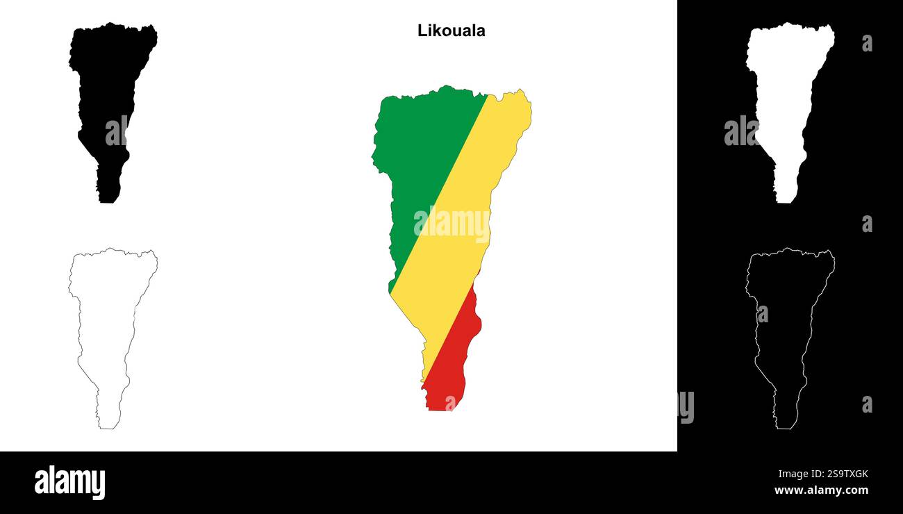 Map of likouala hi-res stock photography and images - Alamy